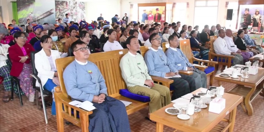 Ceremony of training completion: MoEA UM gave a speech at the closing ...