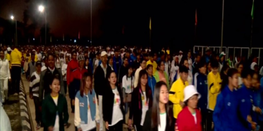 Collective Mass Walk: SAC Members participate in event in Nay Pyi Taw ...