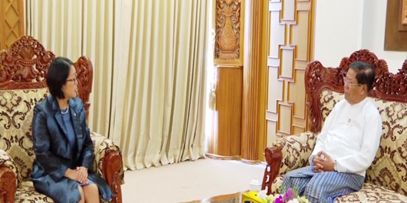 Courtesy Call: UNHCR Representative to Myanmar presents Credentials ...