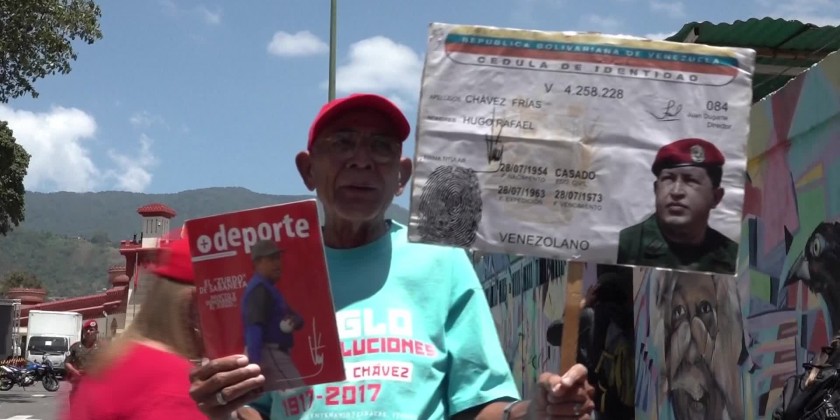 Caracas march marks 10 years since Chavez death | Myanmar International TV