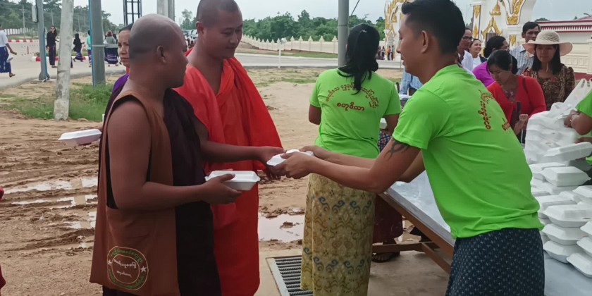 Charity Feast Donation: Biryani Donation in Nay Pyi Taw continues ...
