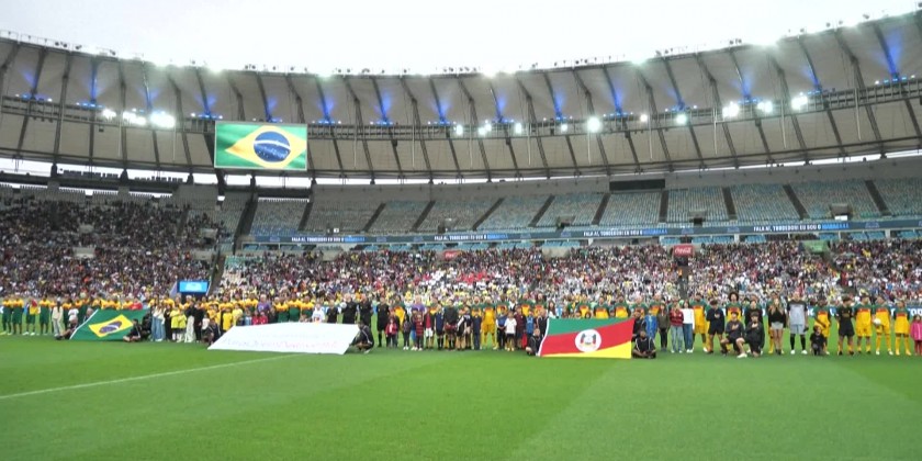 Brazil football greats play charity match for flood victims | Myanmar ...