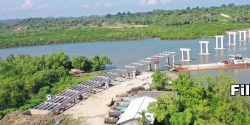 Smooth Transportation Access: Chaung Wa bridge construction has ...