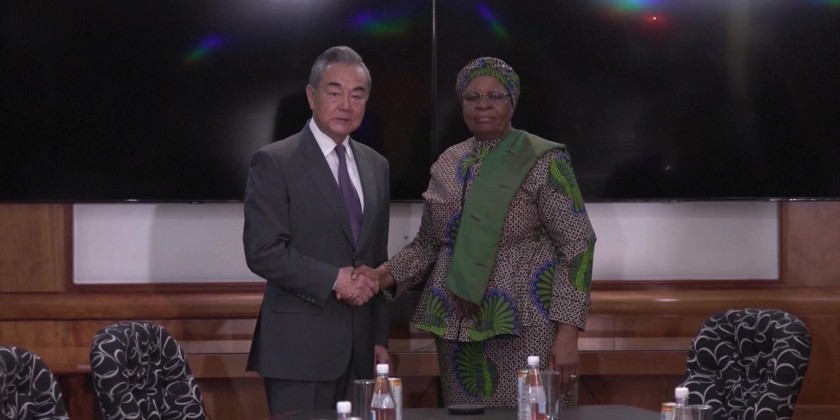 Chinese FM meets Namibian President Nangolo Mbumba | Myanmar ...