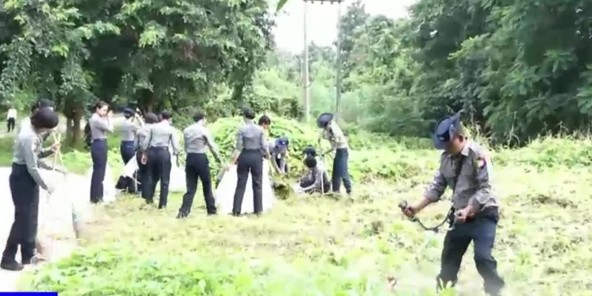 Collective Cleaning: MPF members participate in the commemorative ...