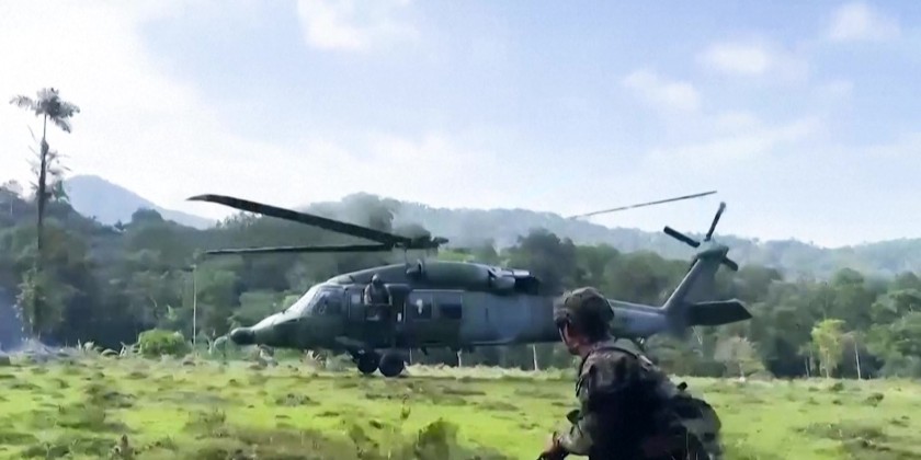 Colombian military leads operation against the Gulf Clan near Panama ...