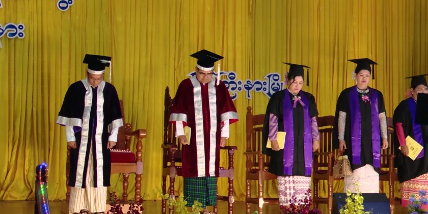 Graduation ceremonies: Kachin State CM gave a graduation speech ...
