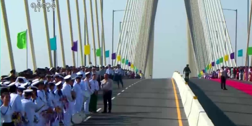 Smooth Transportation : Myanmar-Korea Friendship (Dala) Bridge in ...