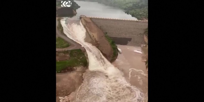 Dam overflows due to heavy rain in Dohuk | Myanmar International TV