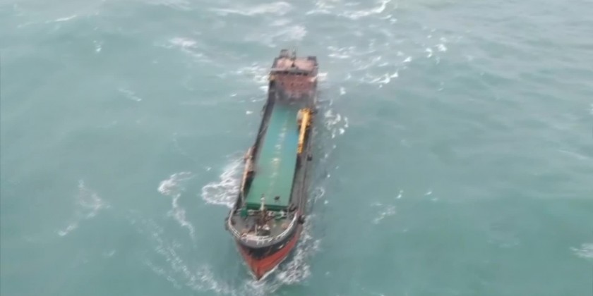 7 Crew Rescued From Damaged Cargo Ship at East China Sea | Myanmar ...