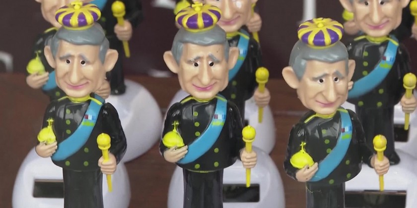 Dancing king toy best seller ahead of coronation | Myanmar International TV