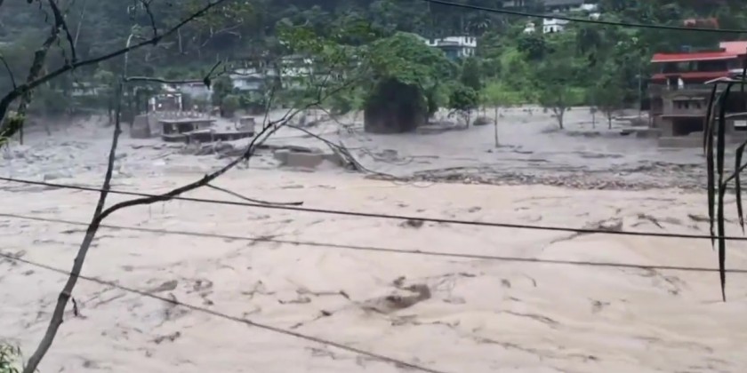 Cloudburst unleashes deadly flash flooding in Sikkim state | Myanmar ...