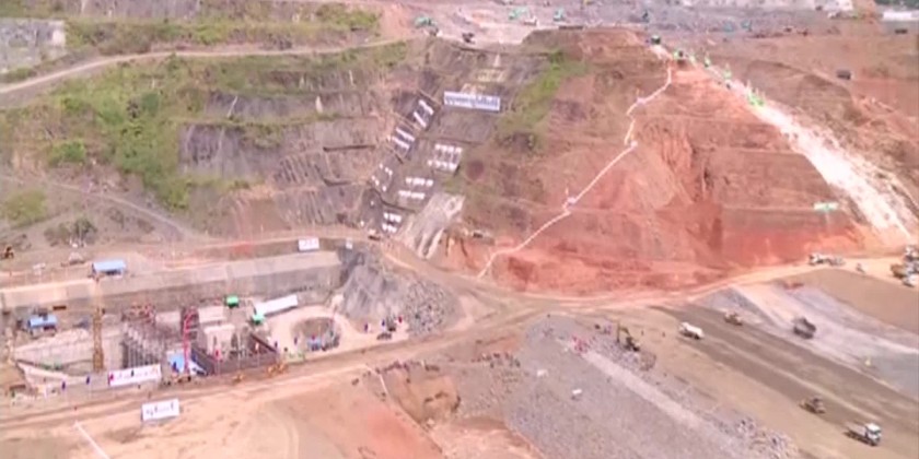 Development Project: Work progress of Tha Htay Hydropower Project ...