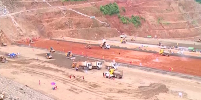 Development Project: Work progress of Tha Htay Hydropower Project ...