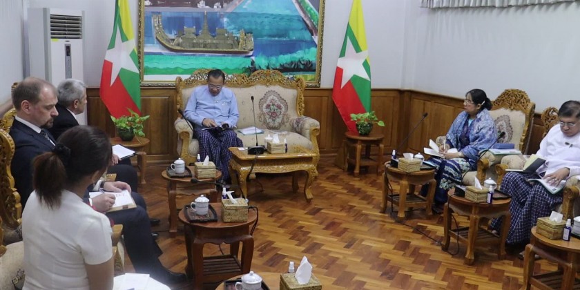Myanmar-Belarus: MIFER UM received Ambassador of Belarus to Myanmar ...