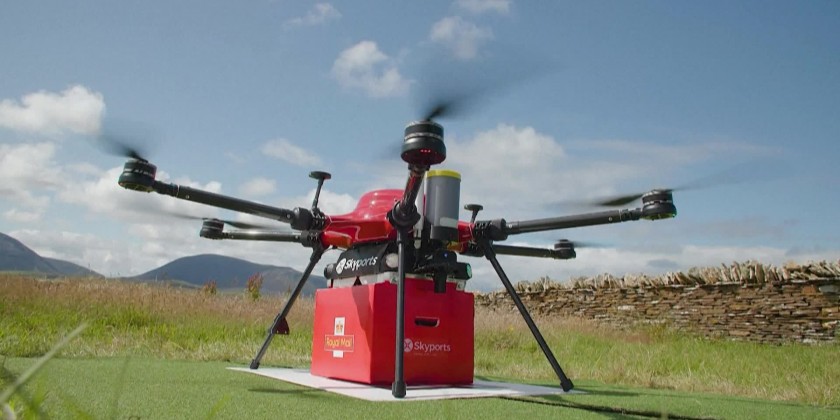 UK launches first permanent postal drone delivery service | Myanmar ...