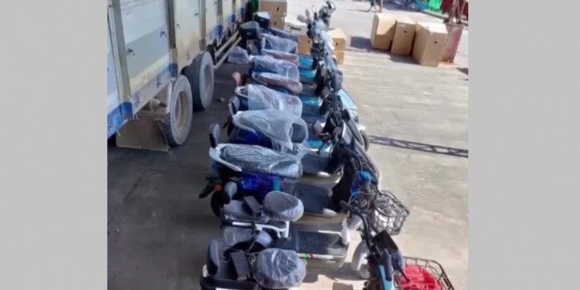 Arrival of Electric Motorcycles: 640 electric motorcycles arrive at ...