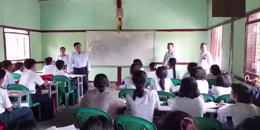 Education Sector: Union Minister inspects Sittwe University and schools ...