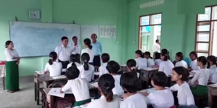 Education Sector: Union Minister inspects Sittwe University and schools ...