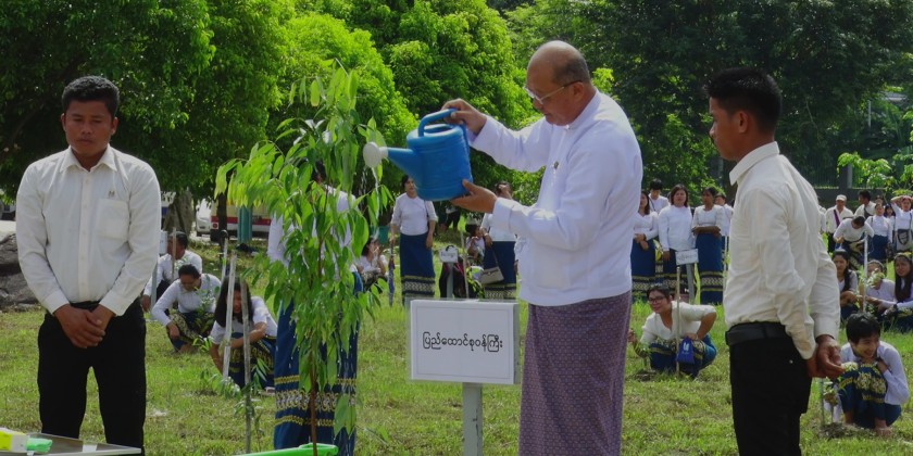 Environmental Conservation: 2025 Tree Planting Ceremony in Nay Pyi Taw ...