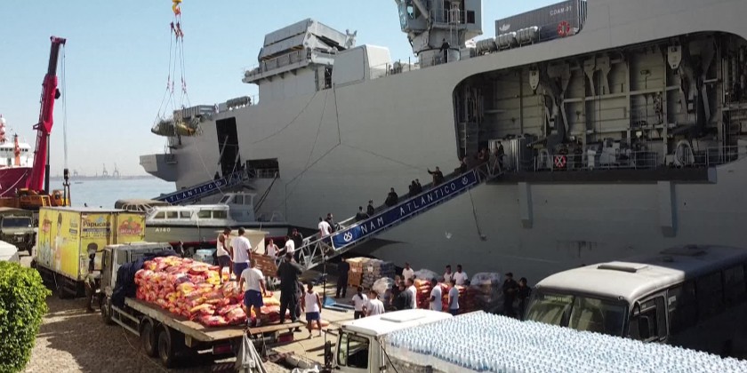 Brazilian Navy sends Latin America's largest military ship to flood ...