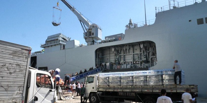Brazilian Navy sends Latin America's largest military ship to flood ...