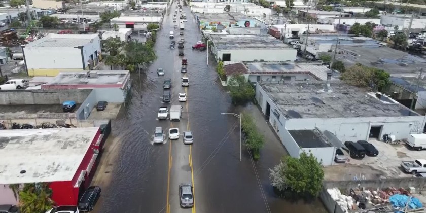 Fort Lauderdale streets flooded from epic rainfall | Myanmar ...
