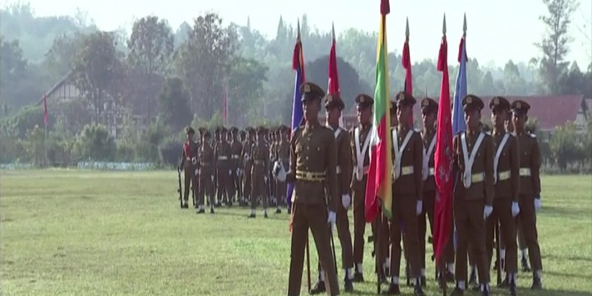 Graduation Parade: 126th Intake of Officer Training School (Ba Htoo ...