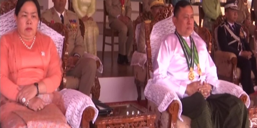 Graduation Parade: 126th Intake of Officer Training School (Ba Htoo ...