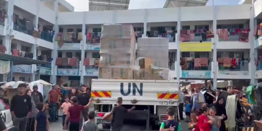 WFP Gaza food distribution | Myanmar International TV