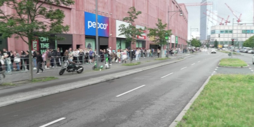 People queue to buy monster dolls as Germany's first Labubu store opens ...