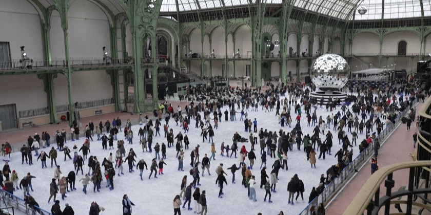 'Magnificent' indoor ice rink reopens at Paris' Grand Palais | Myanmar ...