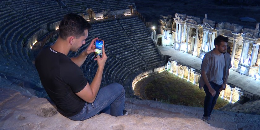 Turkiye Night Museum Hierapolis continues to attract visitors | Myanmar ...