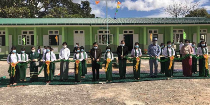 Education Facility: New School Building Opened In Danu Self ...