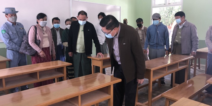 Education Facility: New School Building Opened In Danu Self ...