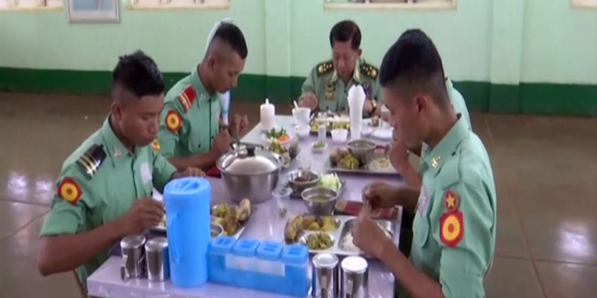 Inspection tour: Military Computer & Technological institute in Hopong ...