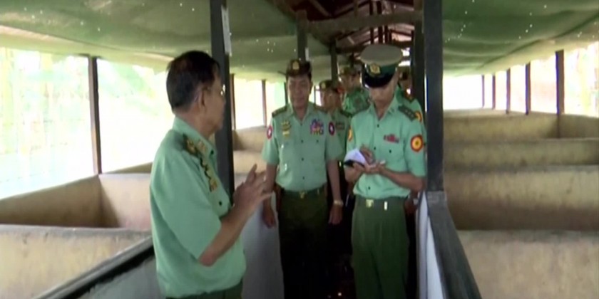 Inspection tour: Military Computer & Technological institute in Hopong ...