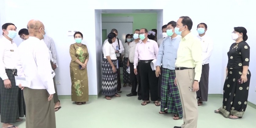 Inspection of new hospital building: MoH Union Minister inspected OSH ...