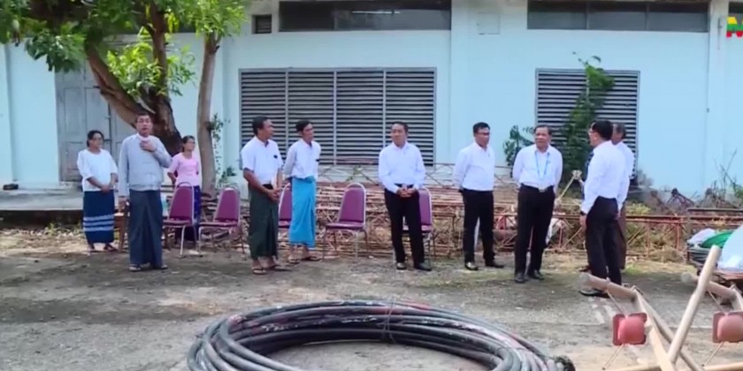 Inspections in Yangon: Union Minister inspects MRTV Office, packaging ...