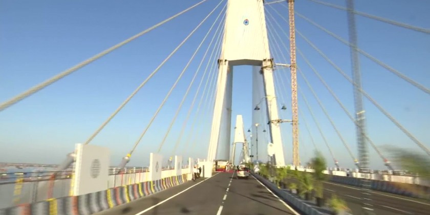 India’s longest cable-stayed bridge opens | Myanmar International TV