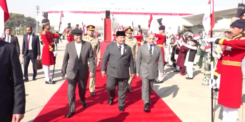 Indonesian President Prabowo Subianto arrives in Pakistan for two-day ...