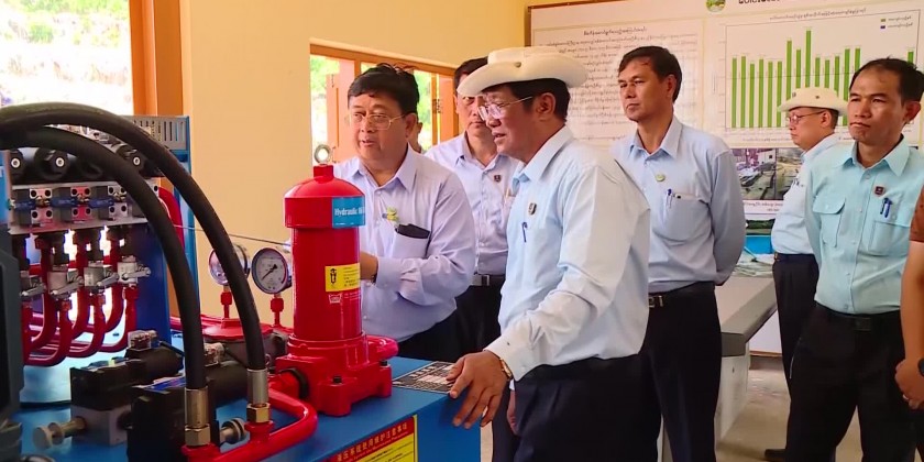 Inspection of installing HED: MoEP UM inspected installing Hydraulic ...