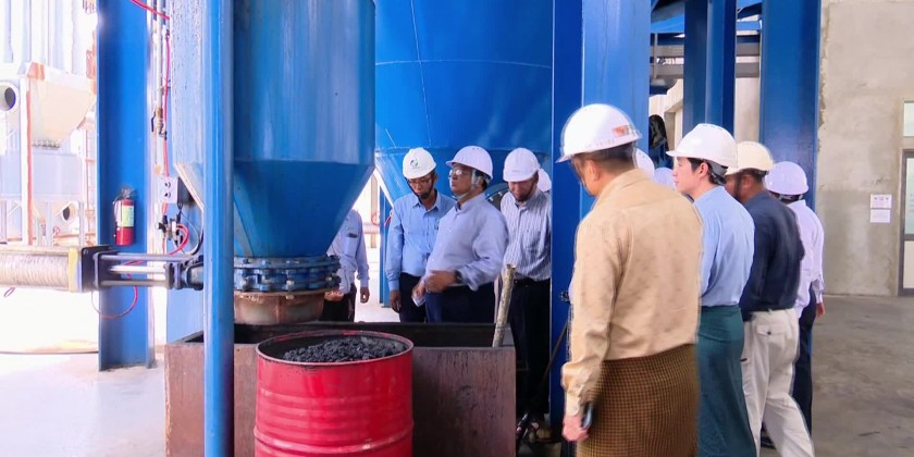 Inspection Tour : MOI Union Minister visits Rice Husk Fuel Power Plant ...