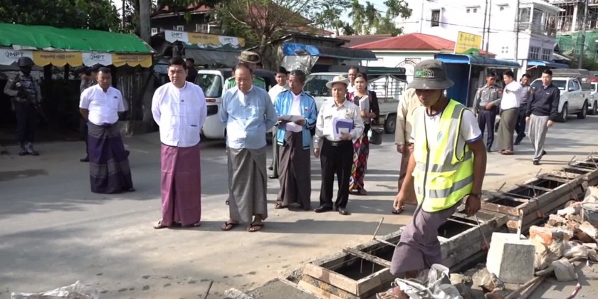 Inspections in Sittwe: Chief Minister inspects U Ottama Hall repair ...