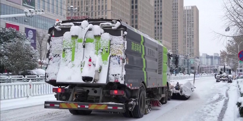 Various places of China battles snow, ice from cold snap | Myanmar ...