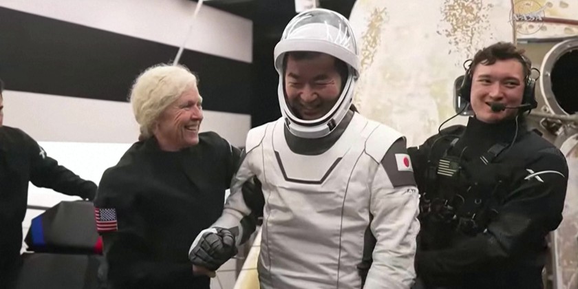 ISS astronauts return to Earth after first-ever medical evacuation ...