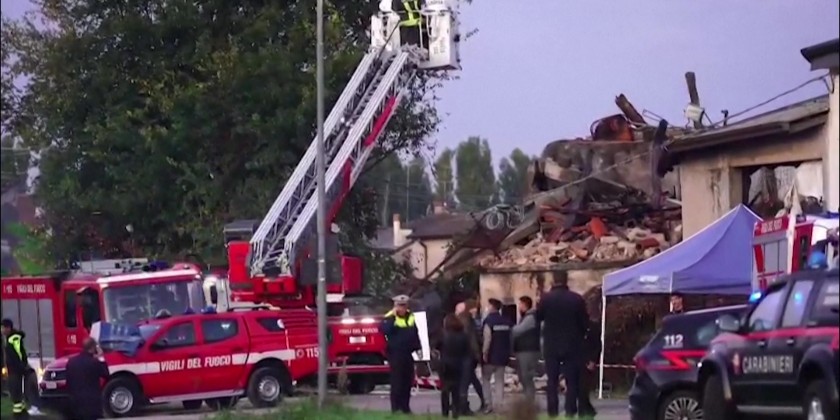 Three police officers killed in gas explosion in Italy | Myanmar ...