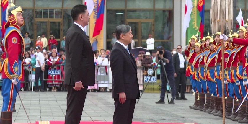 Japan's Emperor meet Mongolia's President in Ulaanbaatar | Myanmar ...