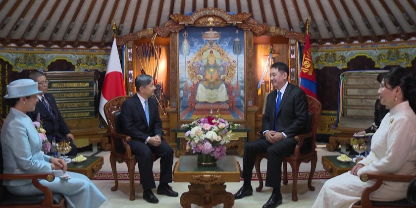Japan's Emperor meet Mongolia's President in Ulaanbaatar | Myanmar ...