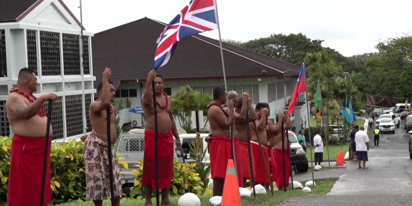 King Charles takes part in kava ceremony, meets locals during Samoa ...
